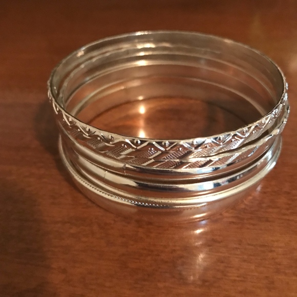 Jewelry | 4 For 150 Stacked Bangle Bracelets | Poshmark
